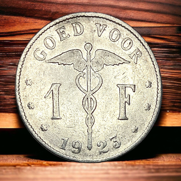 Монета Бельгия 1 франк 1923 года. Девушка купить на OZON по низкой цене (1724341943)