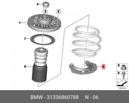Изолирующ.прокладка пружины Нж ORG - купить по доступным ценам в ...