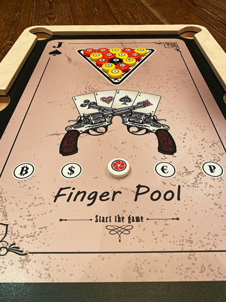 Настольная игра Фингерпул 2024 Новая игра для детей и взрослых 70 х 48 ...