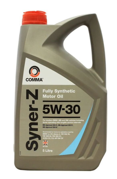 Масло моторное Comma 5W-30 Синтетическое 5 л SYZ5L купить c доставкой ...