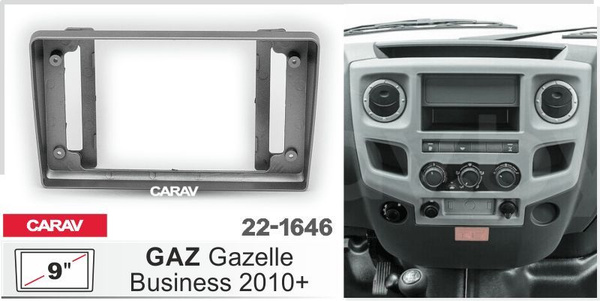 Переходная рамка ГАЗ Газель Бизнес (GAZ Gazelle Business) 2010 - 2022 ...
