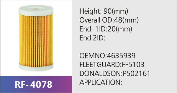 Фильтр топливный RF-4078 (1/100) (шт) купить на OZON по низкой цене ...