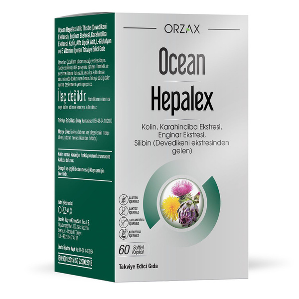 Ocean Hepalex Пищевая добавка 60 капсул купить на OZON по низкой цене ...