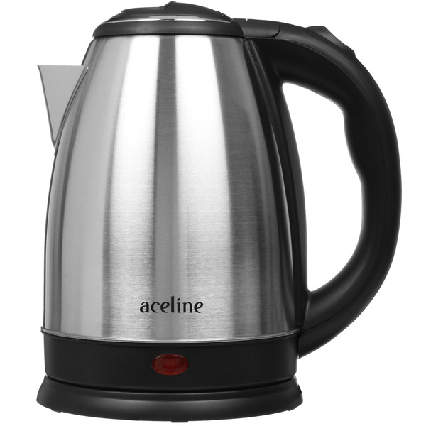 Электрочайник Aceline SS1800 нержавеющая сталь, 1.8 л, 1500 Вт, фильтр, скрытый нагревательный ...