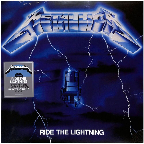 Виниловая пластинка Metallica / Ride The Lightning (Electric Blue Vinyl ...