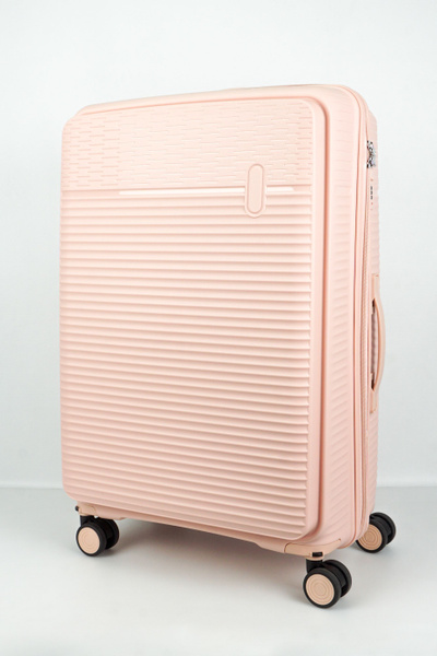 Чемодан Chemodan 360 большой из полипропилена на 4-х съемных колесах с кодовым замком (Edge ...