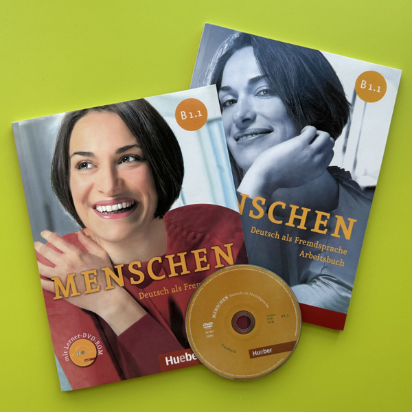 Menschen B1.1: Kursbuch (учебник) + Arbeitsbuch (рабочая тетрадь) + диск (полный комплект ...