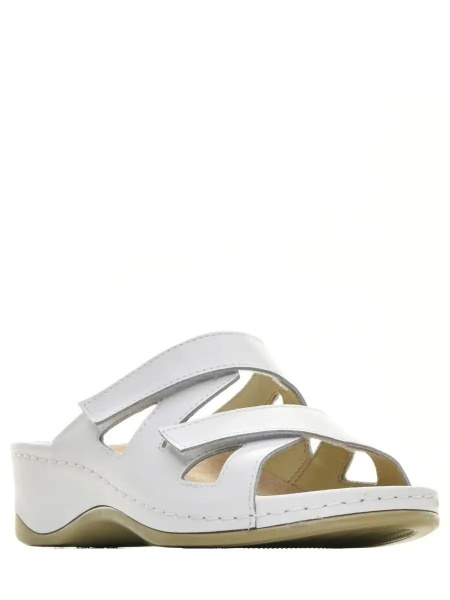 Шлепанцы Женский MUBB, размер 41 Натуральная кожа Платформа 8 Липучки Сербия На любой сезон ...