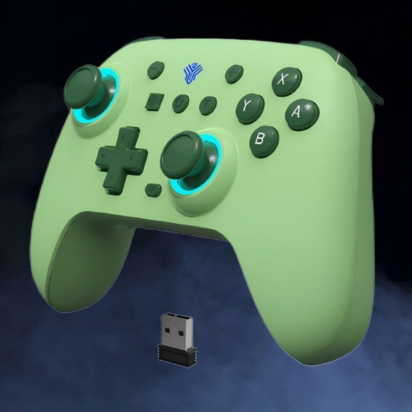 YuYou Геймпад ZhuiFeng NS Wireless Controller, Bluetooth, с приемником, светло-зеленый купить c ...