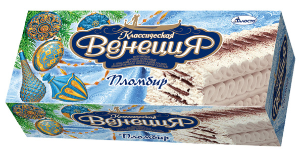 Мороженое-рулет ванильное 450 г, Классическая Венеция купить на OZON по ...