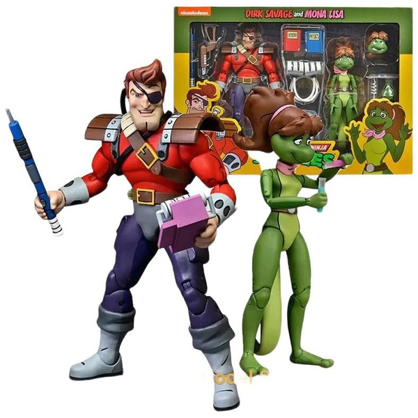 Фигурка NECA 54253 TEENAGE MUTANT NINJA TURTLES DIRK SAVAGE and MONA ...