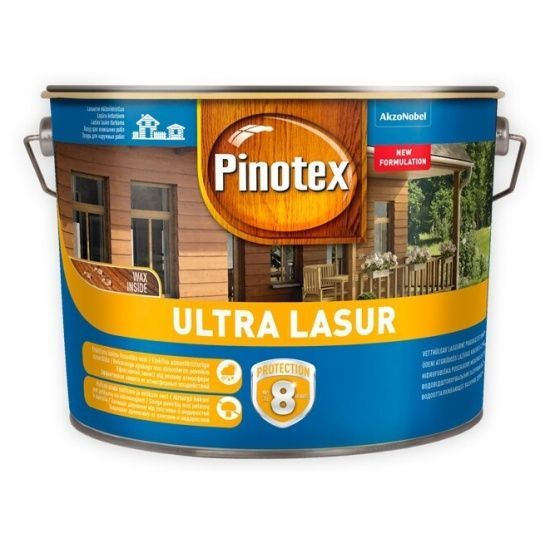 "Пинотекс" Pinotex Ultra Lasur. Рябина. Влагостойкая лазурь (пропитка ...