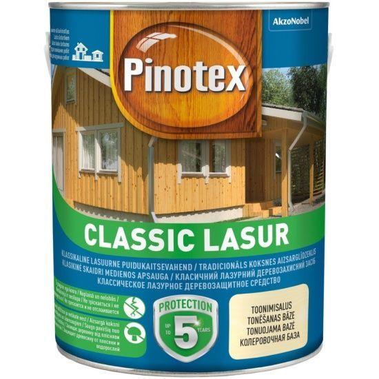 "Пинотекс" Pinotex Classic Lasur. Тик. Влагостойкая лазурь (пропитка ...