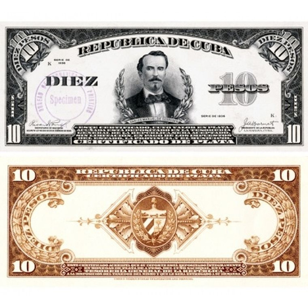 Куба 10 песо 1936, серебряный сертификат, копия купить на OZON по низкой цене (1776193114)
