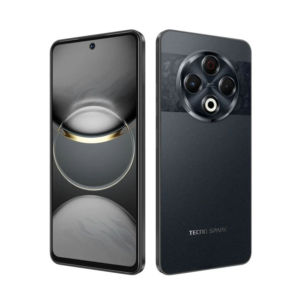 Смартфон Tecno Spark 30 128 ГБ 8 ГБ Черный Ips 2 Sim купить C доставкой