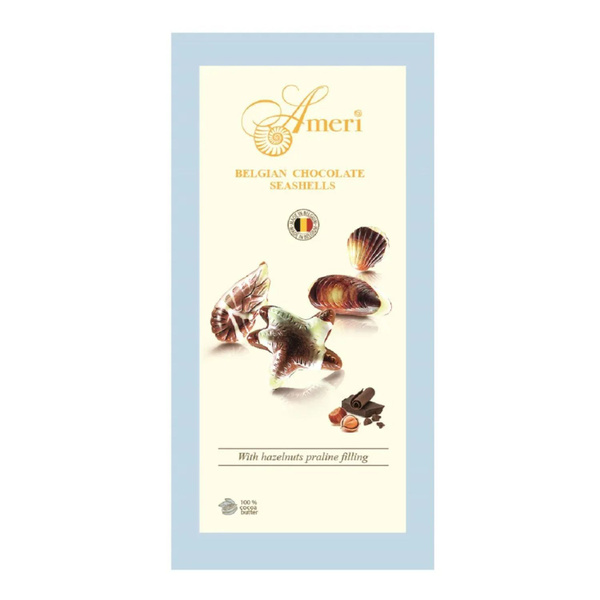 Конфеты шоколадные Ameri, ракушки с начинкой пралине, 125 г купить на OZON по низкой цене ...