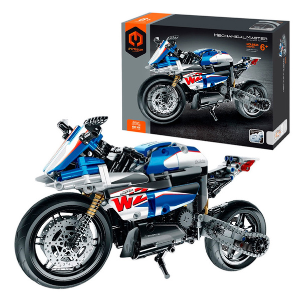 Конструктор iM.Master "Спортивный мотоцикл", Сине-белый / 542 детали iM.Master 6834 купить на ...