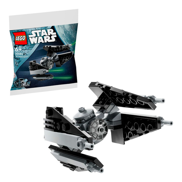 Конструктор детский LEGO SW Звездолет TIE-перехватчик, 48 деталей ...