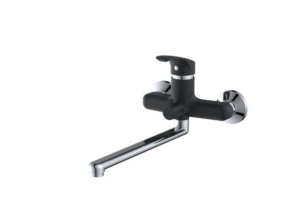 Смеситель для ванны Эверест B22-0336 ABS пластик, кран в ванную с ...