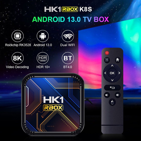 Медиаплеер HK1 RBOX K8S 4/64 Gb RK3528 Android 13 (с настройкой) купить на OZON по низкой цене ...