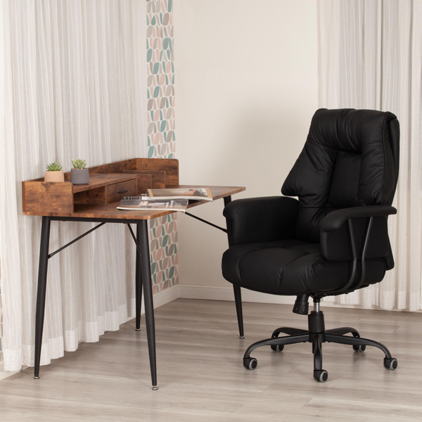 Компьютерное кресло TetChair BROOKLYN, кожзам, черный купить на OZON по низкой цене (1803814770)