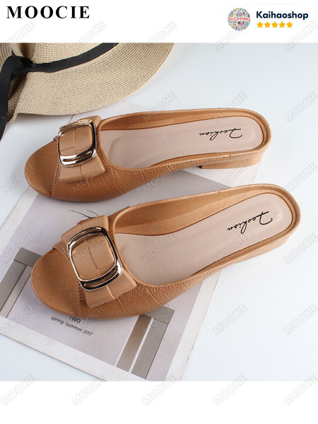 Пантолеты Женский MOOCIE, размер 40, 41 Искусственная кожа Без застёжки Лето купить c доставкой ...