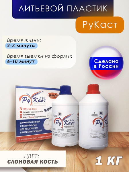 Пластик жидкий литьевой полиуретановый двухкомпонентный для заливки в ...