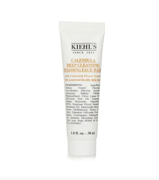 KIEHL'S Гель-пенка для умывания МИНИ Calendula Deep Cleansing Foaming ...
