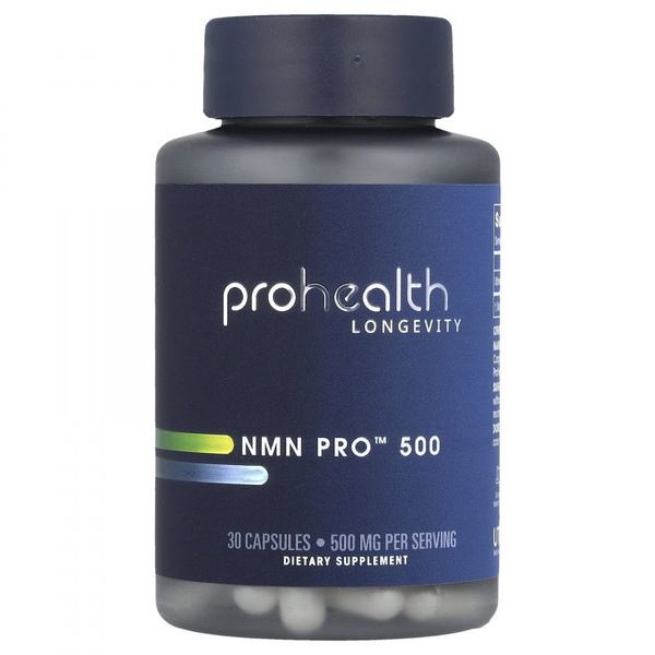 ProHealth Longevity NMN Pro 500, 500 мг, 30 капсул из США, доставка ...