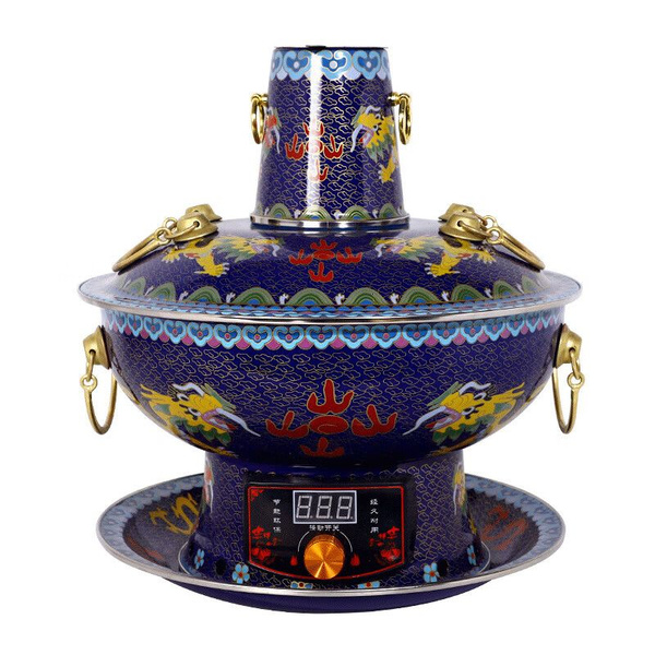 Кастрюля GOWKE Traditional Copper Hot Pot, Эмаль, 4,5 л купить на OZON ...