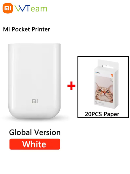 Xiaomi Мини-принтер Глобальная версия Xiaomi Mi Портативный карманный ...