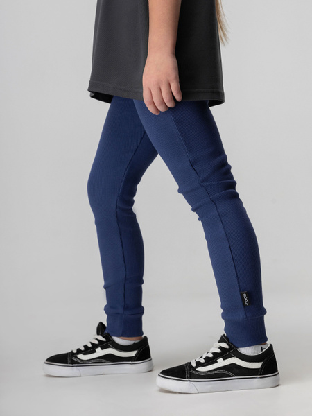Легинсы Девочки BODO индиго Кашкорсе, Лайкра Спортивный, размер 116, 122 На любой сезон ...