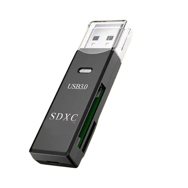 Картридер USB 3.0 - Micro SD-SD переходник для флешкарт 2 в 1 купить на OZON по низкой цене ...