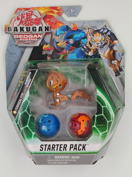 Bakugan Geogan Rising коллекционная фигурка Ferascal Ultra Starter Pack ...