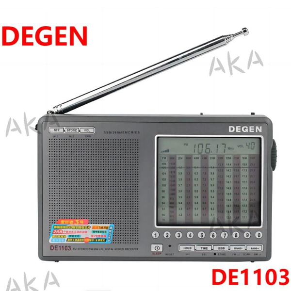 Degen DE1103 Радио Цифровое FM AM LW MW SW Стерео Радио DE1103 Degen DE-1103 SSB Bit Новая ...