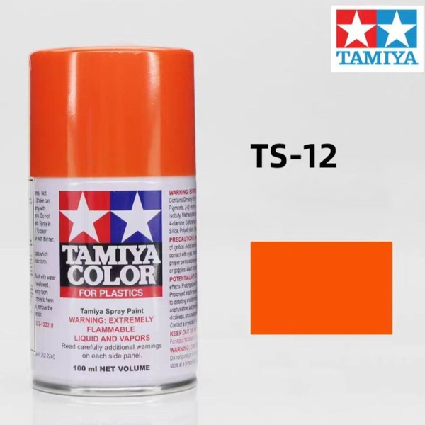 Tamiya TS-12 глянцевый оранжевый краска-спрей 100 мл купить на OZON по ...