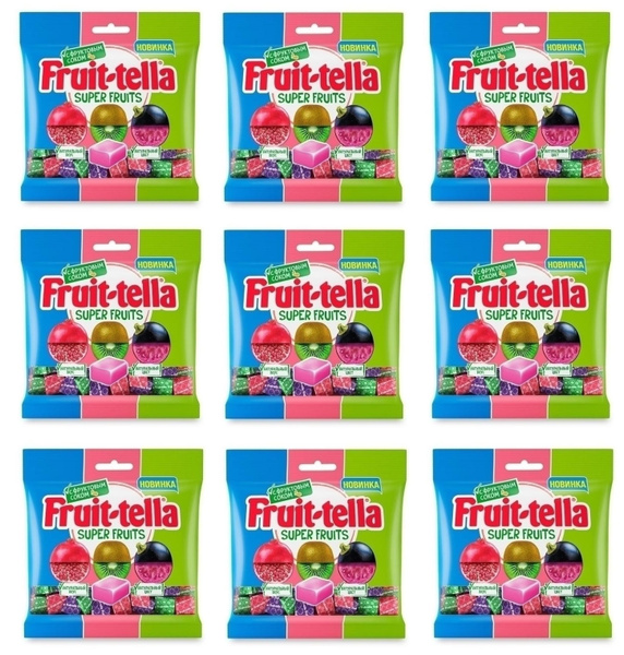 Fruittella Жевательные конфеты Super Fruits, пакет, 70 г, 9 шт купить на OZON по низкой цене ...