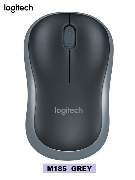 Мышь беспроводная Logitech G беспроводная M185/186 , черно-серый купить c доставкой на OZON по ...