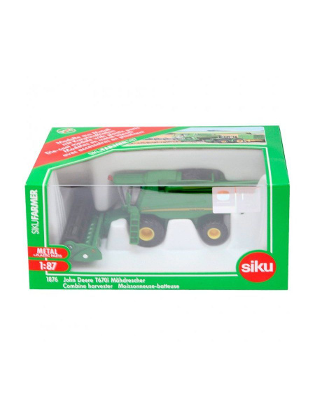 Siku Комбайн John Deere T670i (1:87) купить на OZON по низкой цене (1942522511)