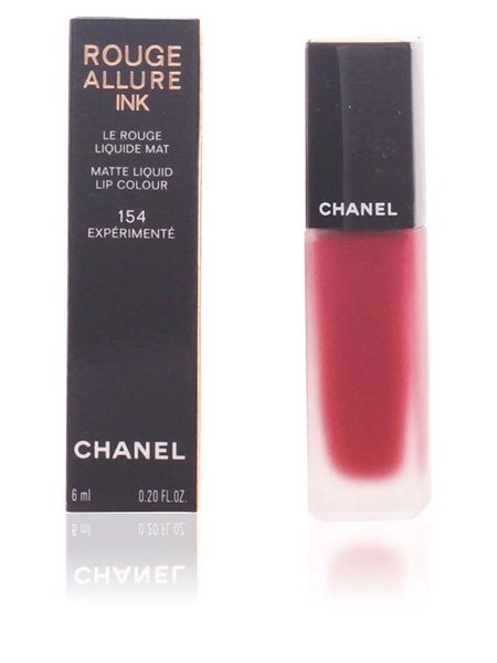 Chanel Жидкая матовая помада для губ Rouge Allure Ink, 154 Experemente ...