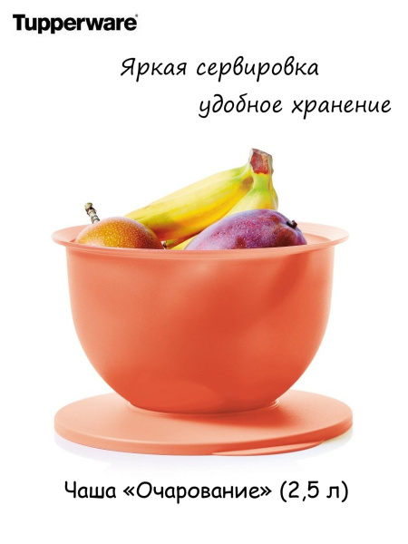 Tupperware Контейнер пищевой "замесочные блюда", 2500 мл, 1 шт купить на OZON по низкой цене ...