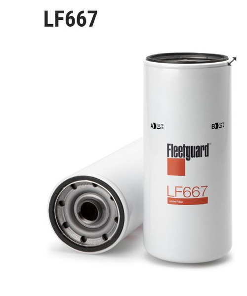 Фильтр масляный Fleetguard LF667 ОРИГИНАЛ 1шт ЛиАЗ дв. САТ, VOLVO F7 ...