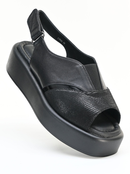 Босоножки Женский Ascalini Стандартный средний (до 9 см) Натуральная кожа, размер 43 9 Лето ...