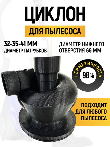 Циклон для строительного пылесоса на ведро купить на OZON по низкой ...
