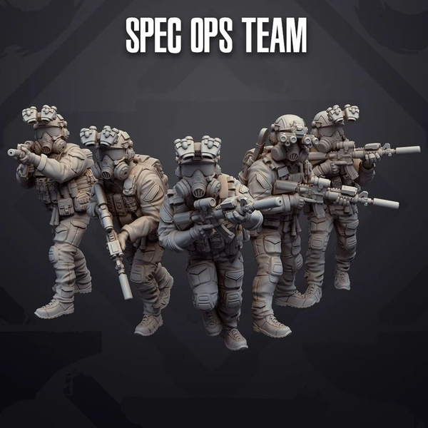 Набор миниатюр SPEC OPS TEAM 35мм купить на OZON по низкой цене ...