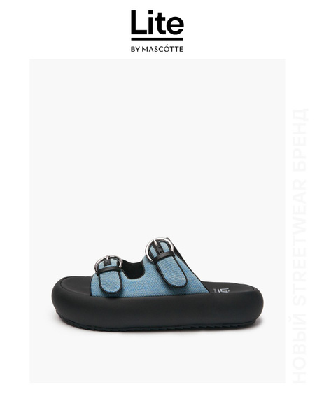 Сабо Женский Mascotte Текстиль 4, размер 38 Легкая модель, Открытый нос Без каблука Россия Нет ...