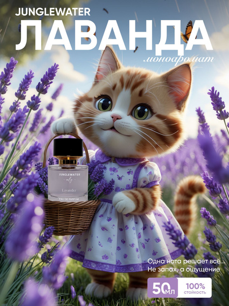 Духи Лаванда Lavander стойкие 50 мл купить на OZON по низкой цене (2041643344)