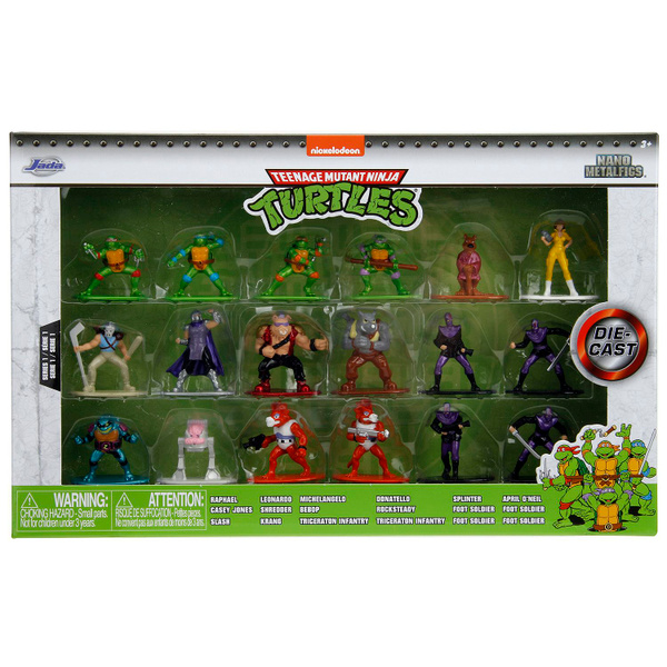 Набор Nano Metalfigs Черепашки-ниндзя TMNT 18 pack 1.65" купить на OZON ...
