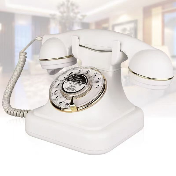 Винтажный проводной телефон - определитель номера, Старинный проводной ...