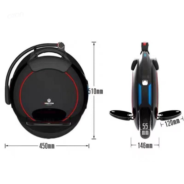 Inmotion Моноцикл, Моноколесо V5F Black купить c доставкой на OZON по ...